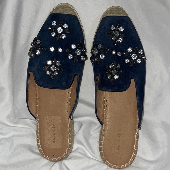 Halogen | Shoes | Halogen Blue With Diamonds And Grey Rhinestones With ...